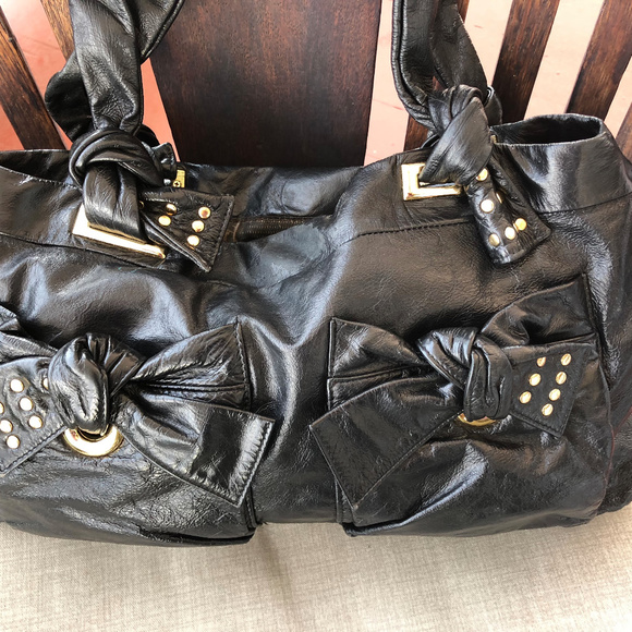 Tohe FZND | Bags | Tohe Fznd Black Leather Satchel Bag Handbag | Poshmark